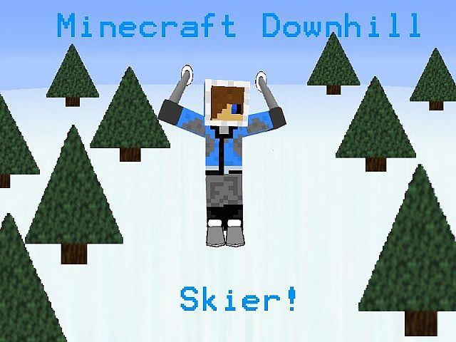 Minecraft Downhill Skier [Game] [Windows] Minecraft Mod