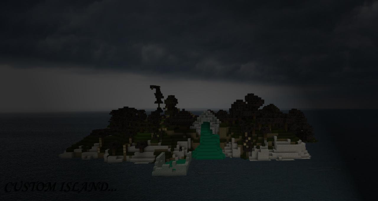 Custom Island... Minecraft Map
