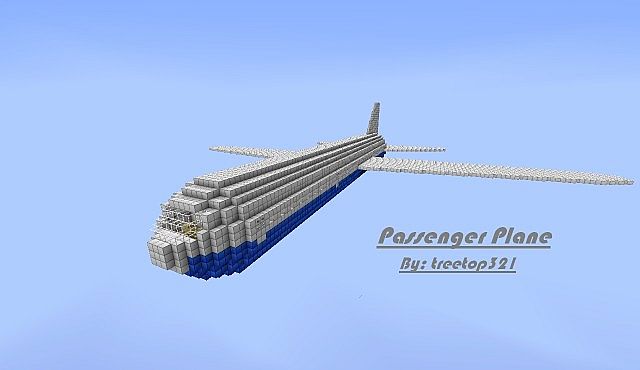 Passenger Plane ( discontinued ) Minecraft Map