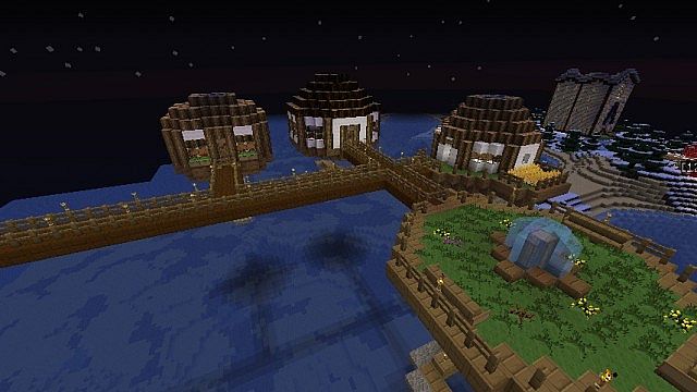 Tekkit Steampunk Flying City Minecraft Map