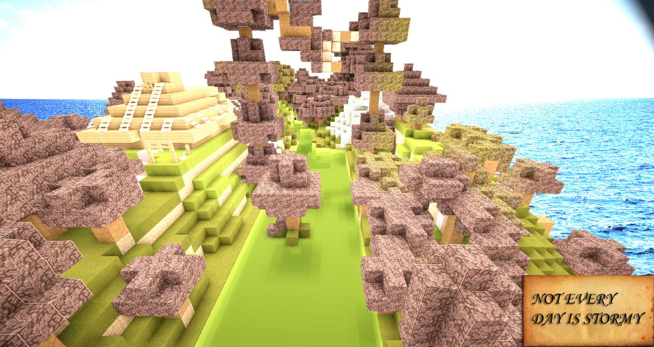 Custom Island... Minecraft Map