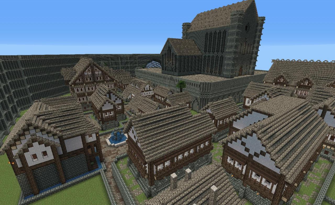 Huge medieval castle by Stecos Minecraft Map