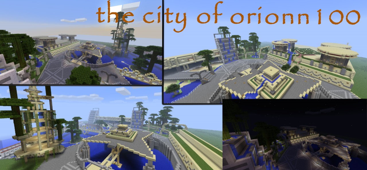 the city of orionn100 (1000 download ) thank you Minecraft Map