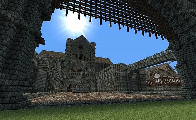 Huge medieval castle by Stecos Minecraft Map