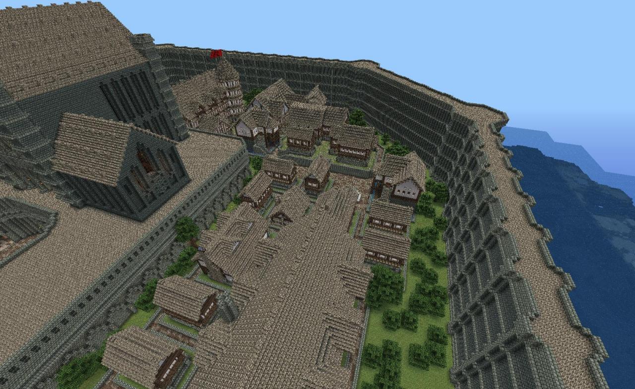 Huge medieval castle by Stecos Minecraft Map