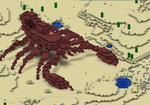 Huge scorpion Minecraft Map
