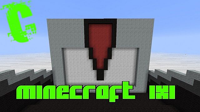 1x1 Minecraft Minecraft Map