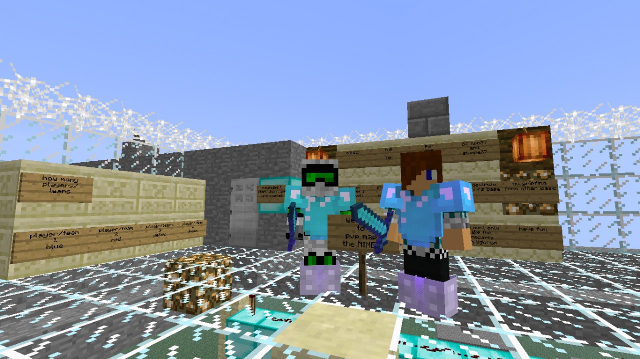 the mine pvp map Minecraft Map