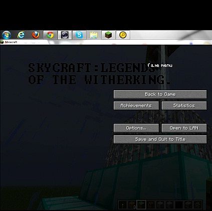 SKYCRAFT:LEGENDS OF THE WITHERKING. CANCELLED Minecraft Map
