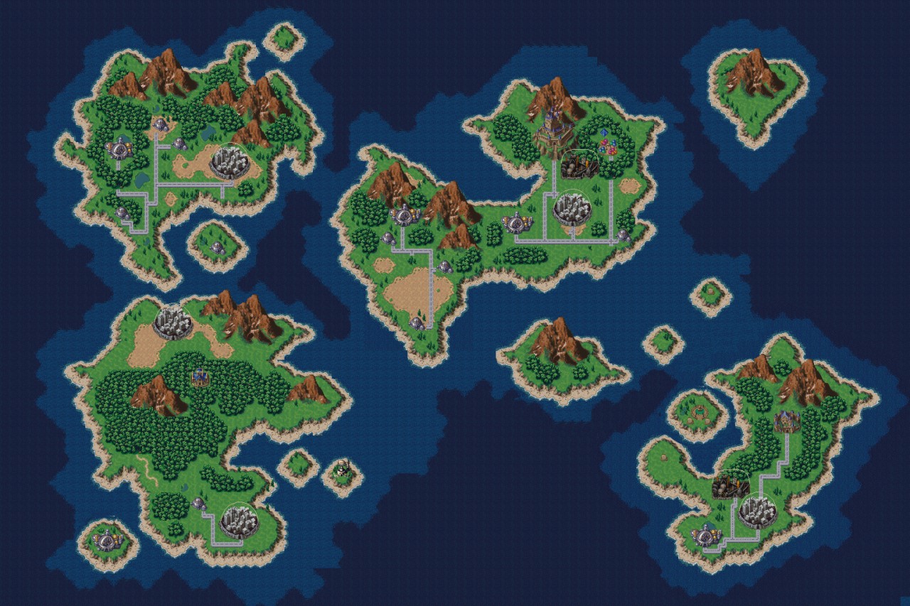 [Chrono Trigger] Fauss Dome 2300 A.D. Minecraft Map