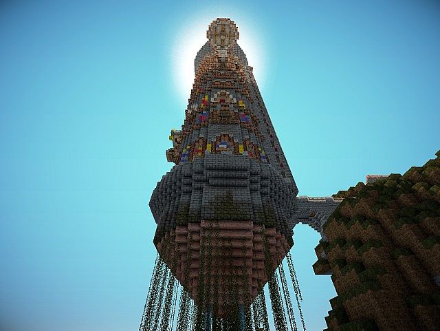 Epic Flying Tower || Cinematic Minecraft Map