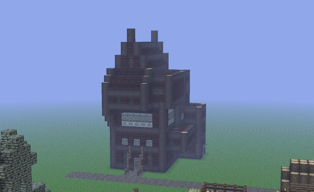 Piston Powered Redstone Library Minecraft Map