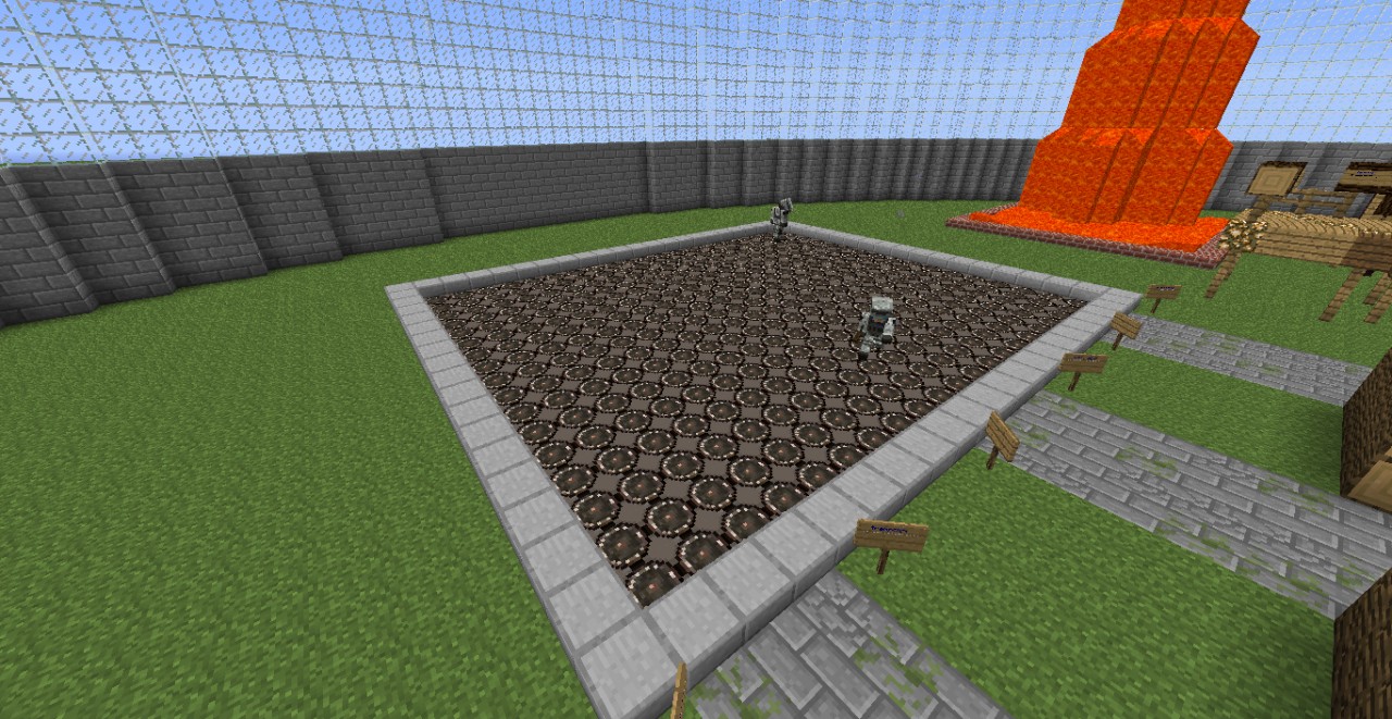 server trampoline Minecraft Map
