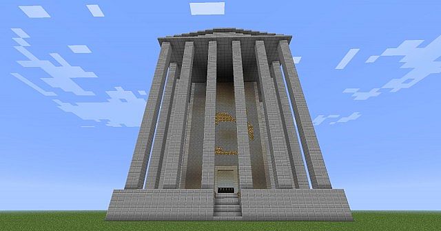 the minecraft temple Minecraft Map