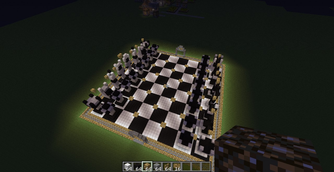 Giant Chess Board Minecraft Map