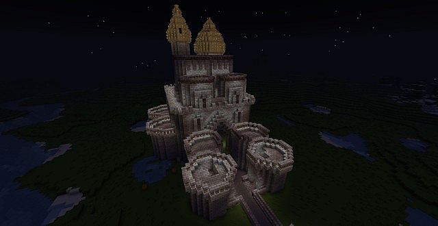 Stronghold Castle (Build yourself) -no interior- Minecraft Map