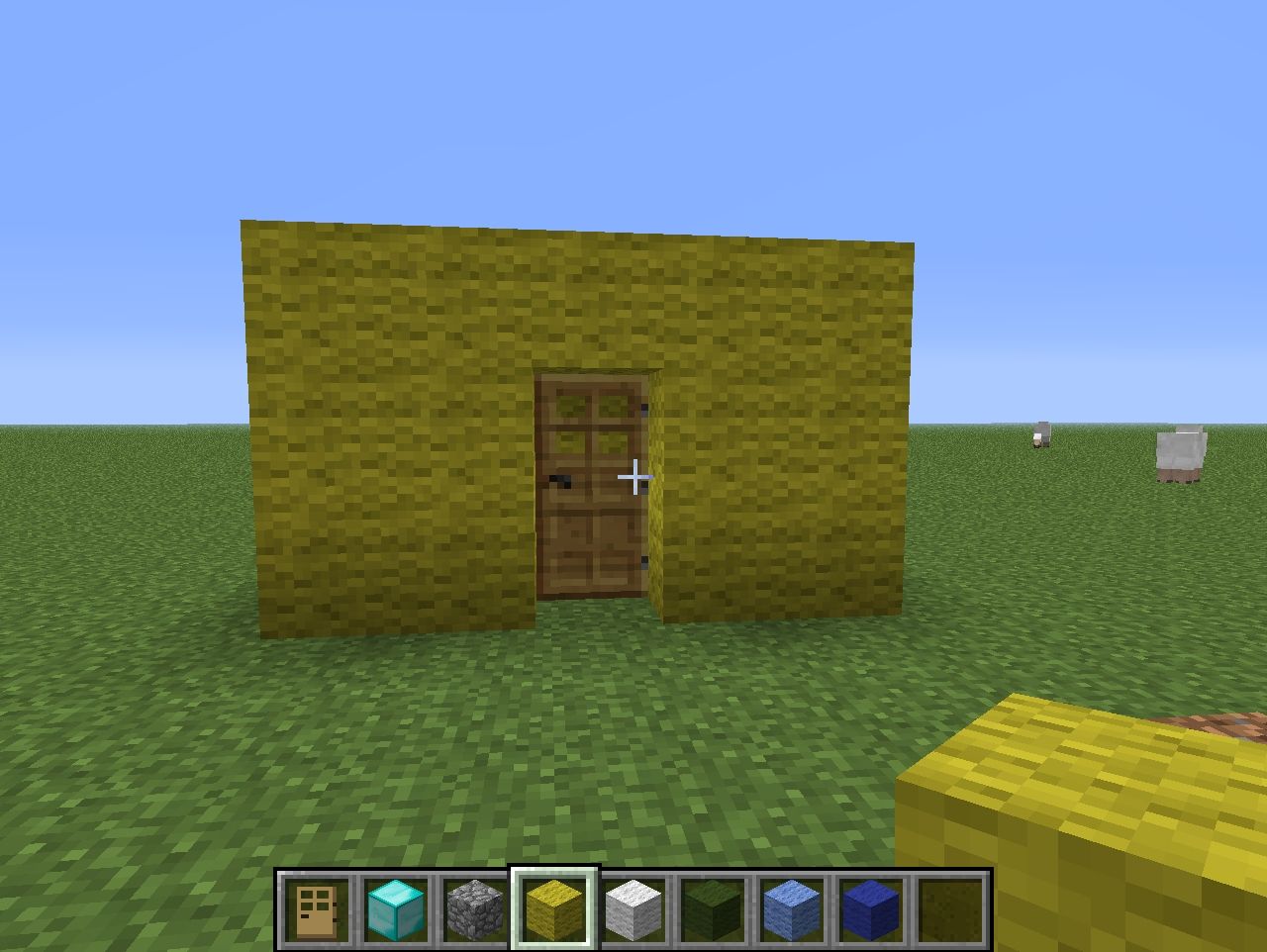 yellow house Minecraft Project