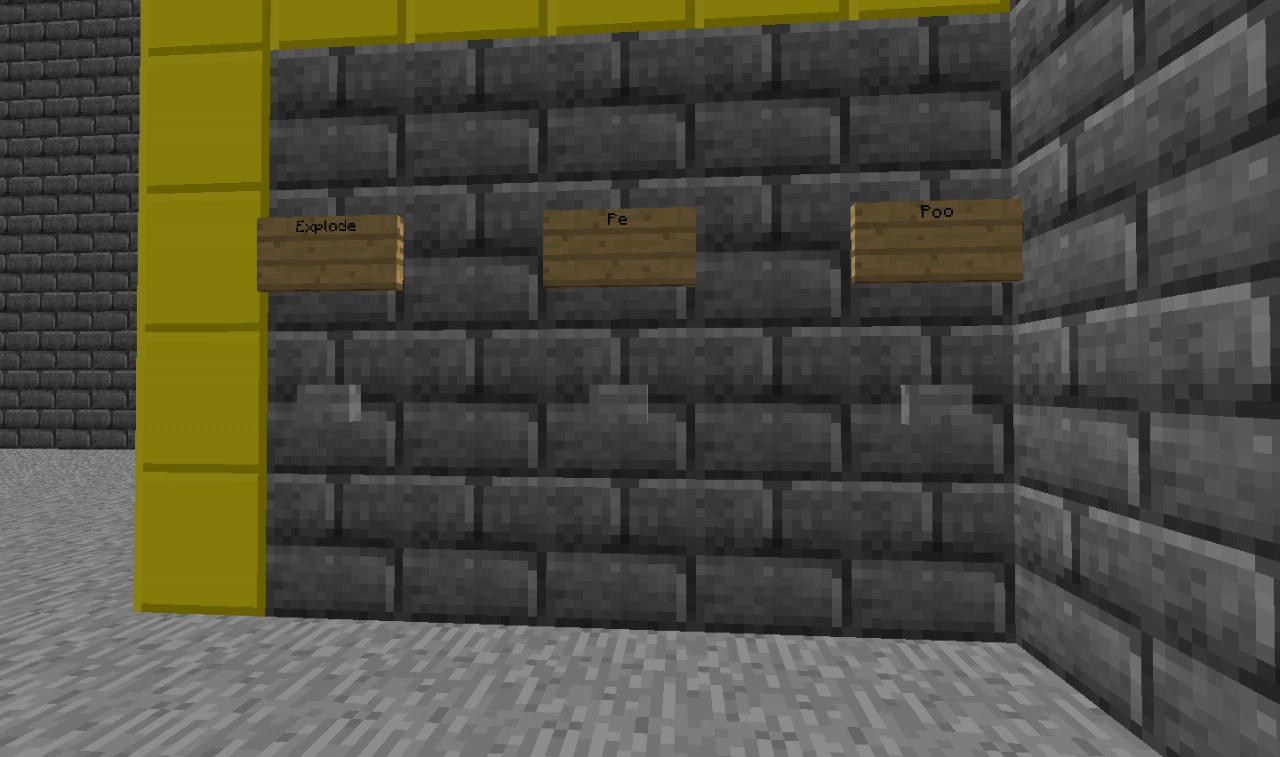 Creeper - poo - pe - explode! Minecraft Map