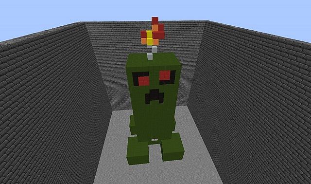 Creeper - poo - pe - explode! Minecraft Map
