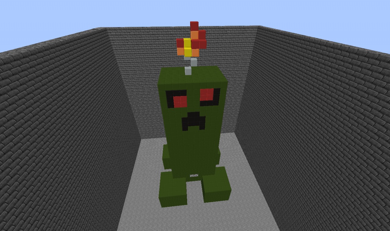 Creeper - poo - pe - explode! Minecraft Map