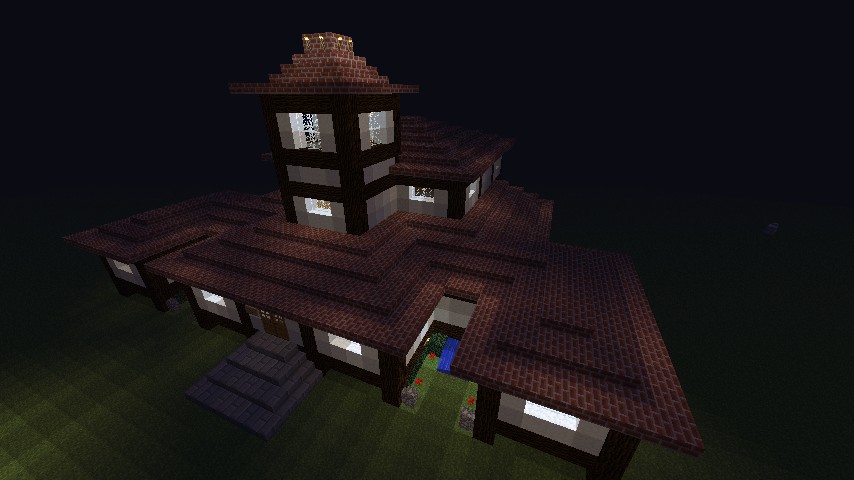 Customizable building template - Manor Minecraft Map
