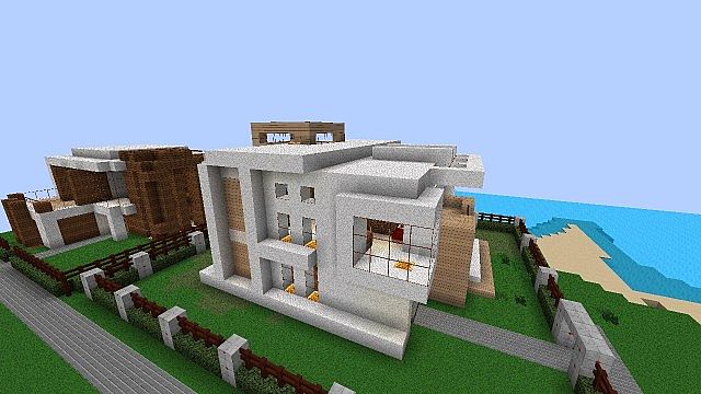 Future Modern House Part 1 Minecraft Map