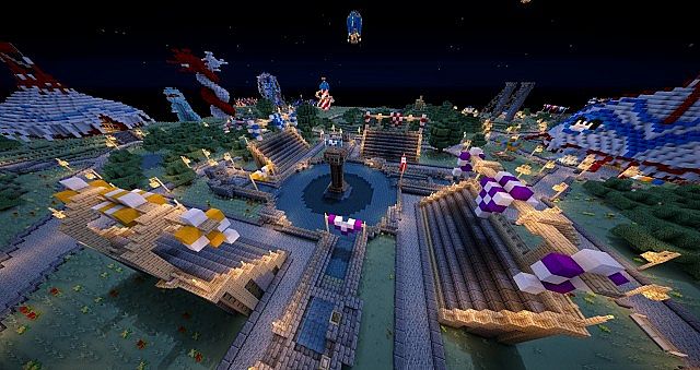 Planet Minecraft Charity Carnival Minecraft Map