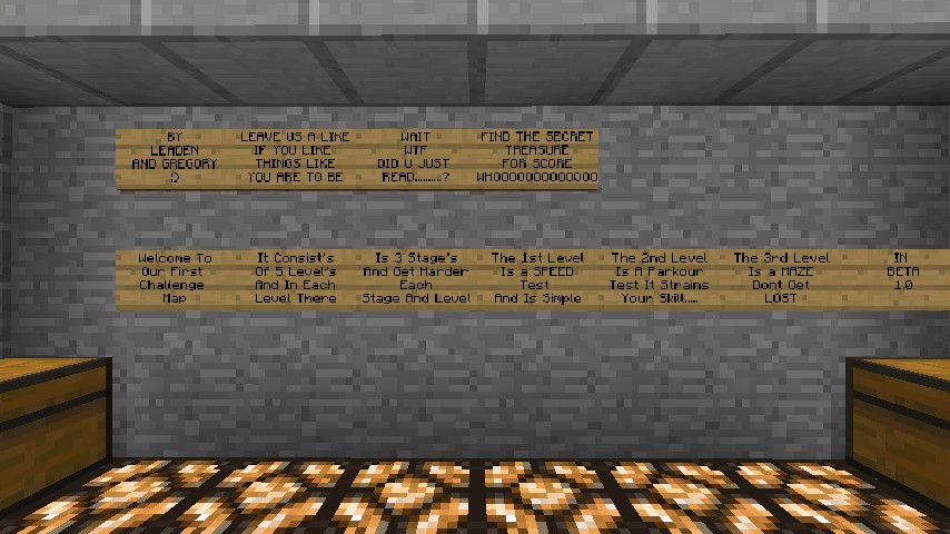 Challenge Map Minecraft Map