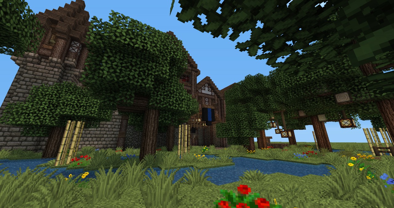 Medieval Guild Fort/Hall Minecraft Map