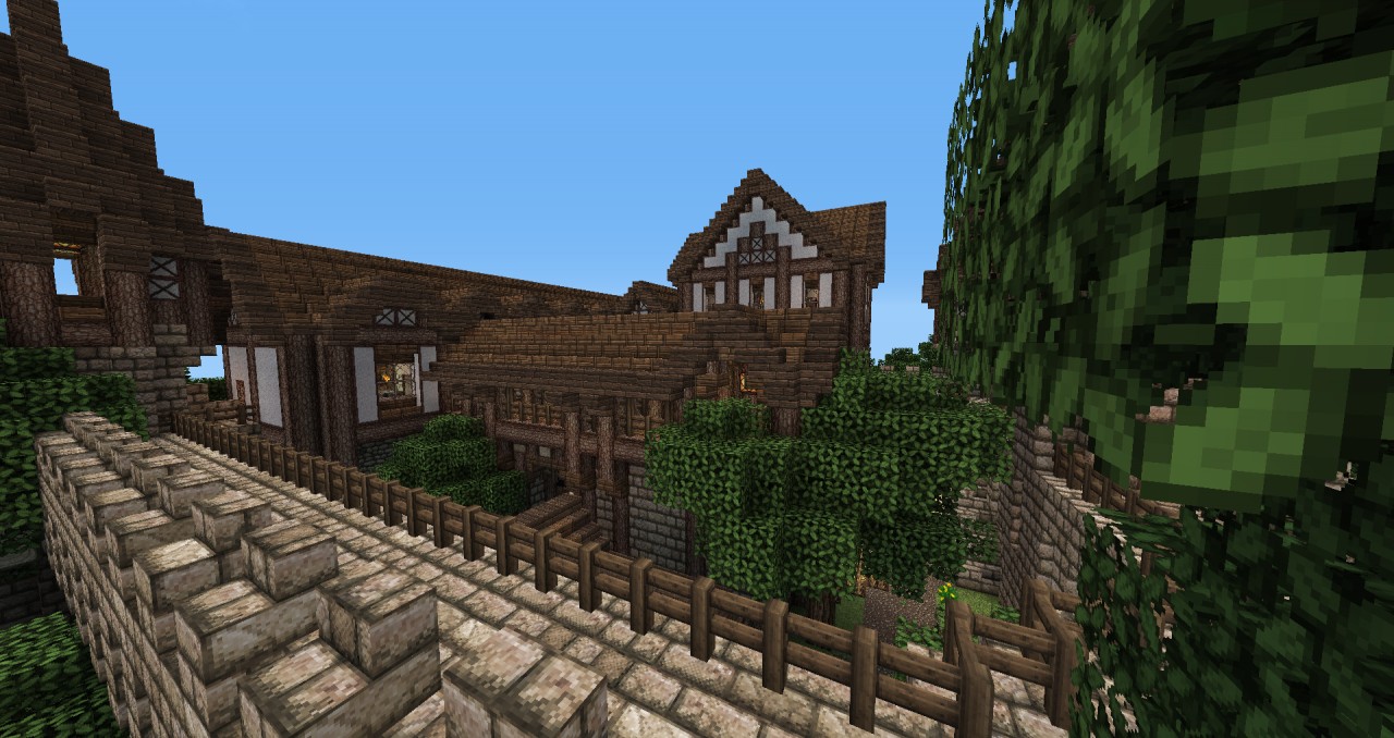Medieval Guild Fort/Hall Minecraft Map