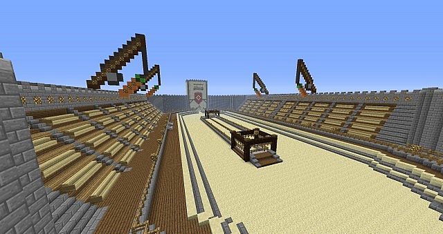 [PVP] Pig Jousting Arena Minecraft Map