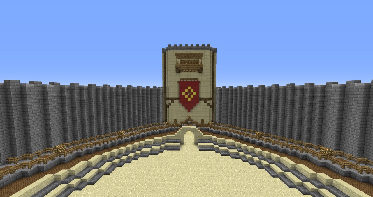[PVP] Pig Jousting Arena Minecraft Map