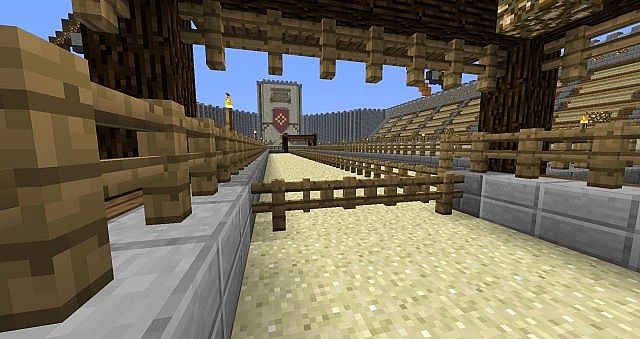 [PVP] Pig Jousting Arena Minecraft Map
