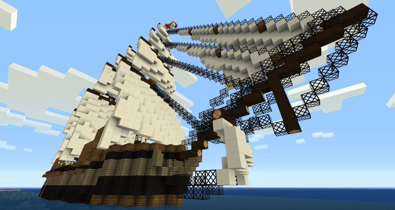 6 Th. rate Frigate (ship) Minecraft Map