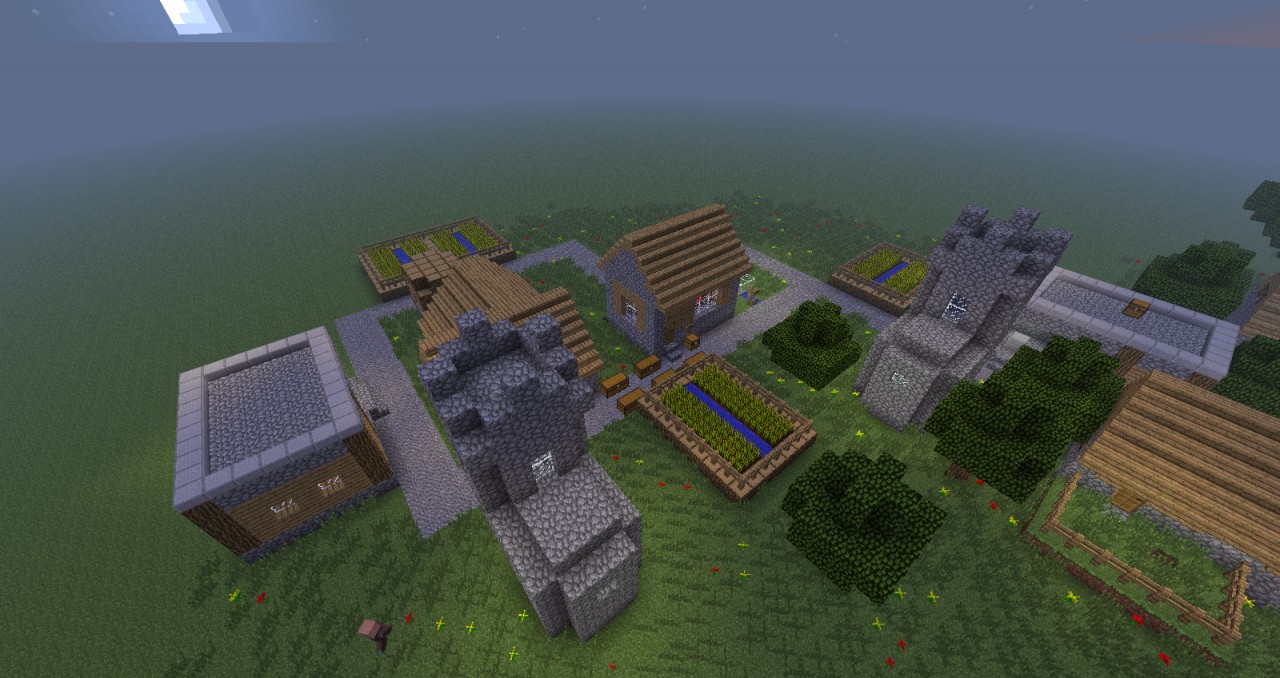 Survival in SuperFlat! Minecraft Map