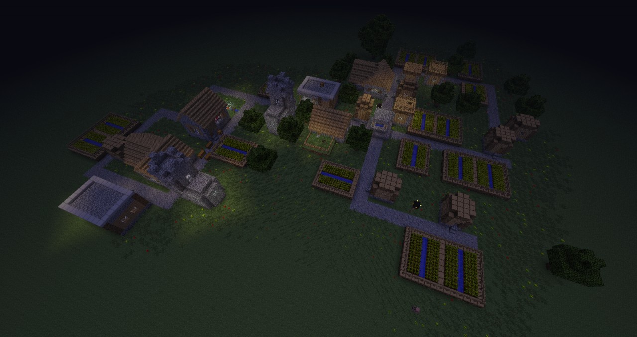 Survival in SuperFlat! Minecraft Map