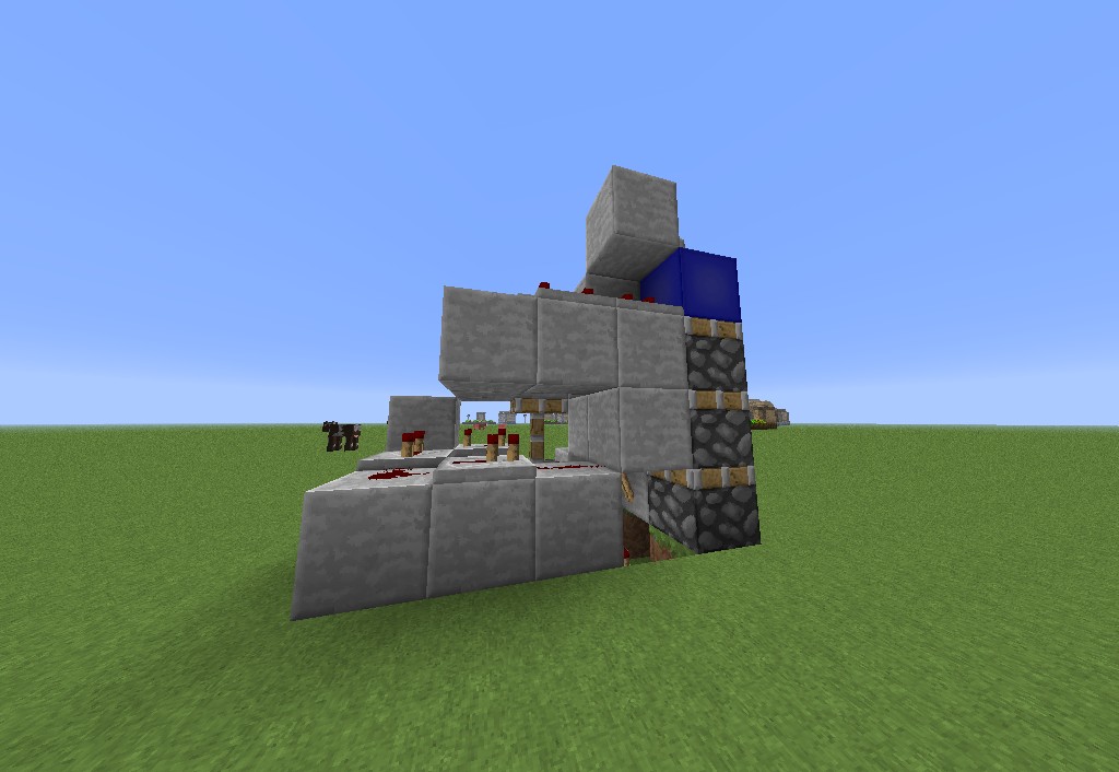 Triple Vertical Piston Extender [COMPACT] Minecraft Map