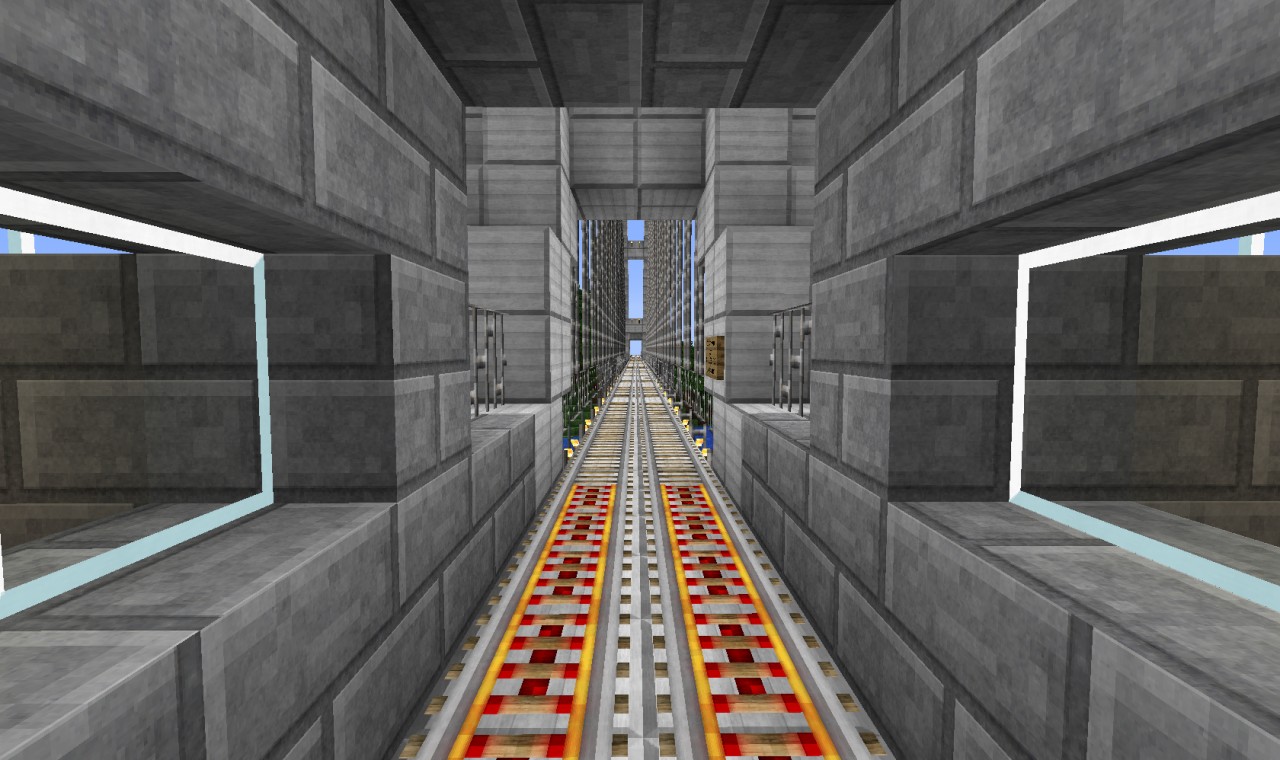 100 block Arch bridge - Bogenbrücke Minecraft Map