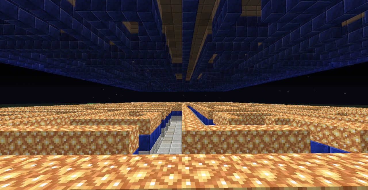 An easy maze Minecraft Map
