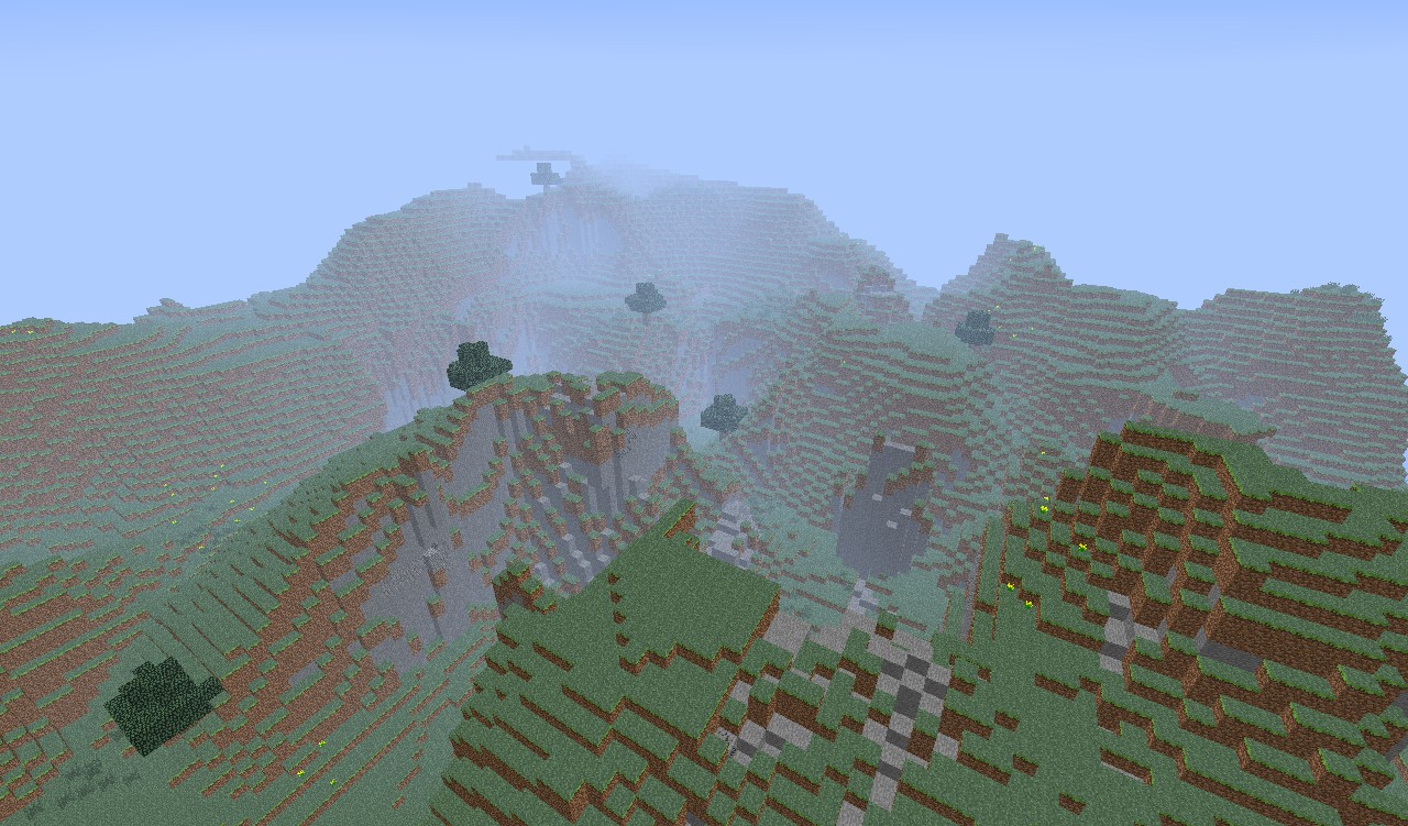big mountains Minecraft Map