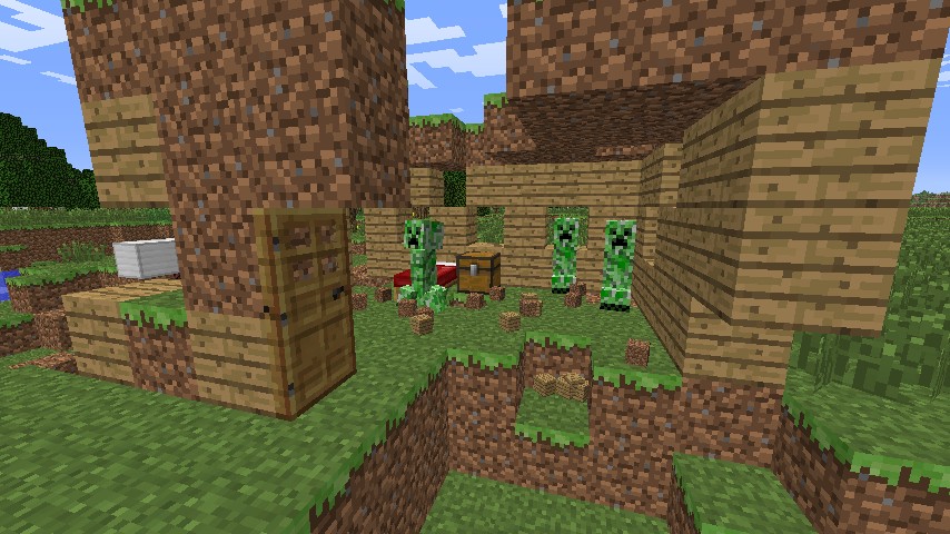 What happens if you live in a crappy house Minecraft Blog
