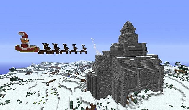 Christmas Present - Santa's Manor Minecraft Map