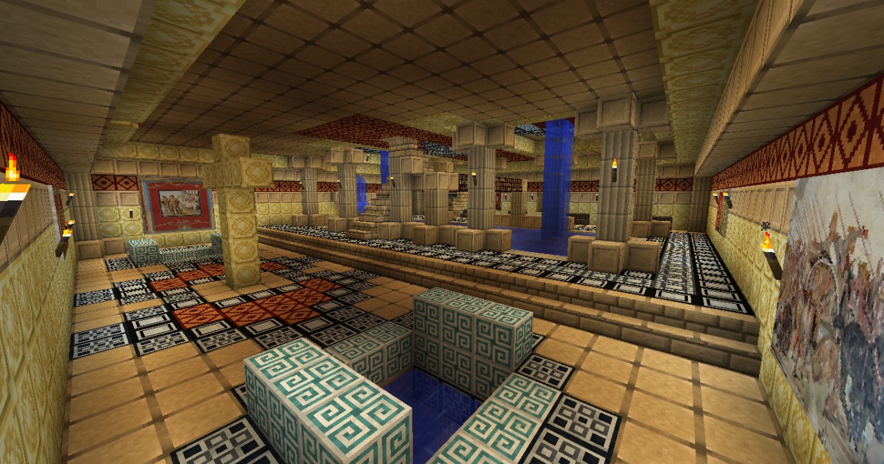 Aquae Sulis (Roman bath-house) Minecraft Map