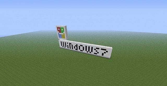 Windows 7 Minecraft Map