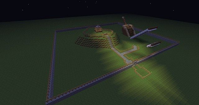 Free build ground Minecraft Map