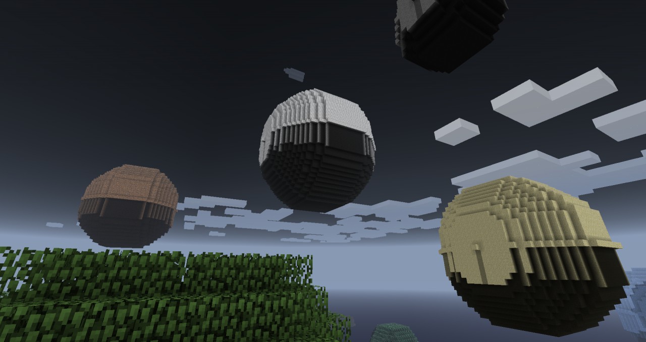 Planetoids Minecraft Map