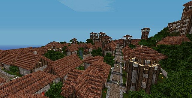 Fishing Village Minecraft Map