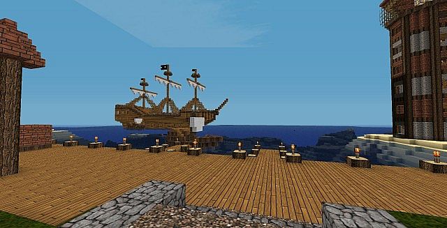 Fishing Village Minecraft Map