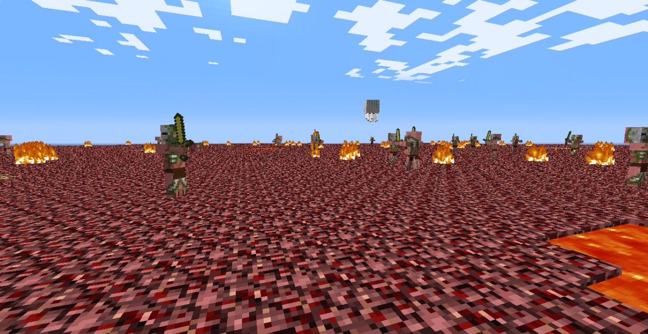 Nether Flatland Minecraft Map