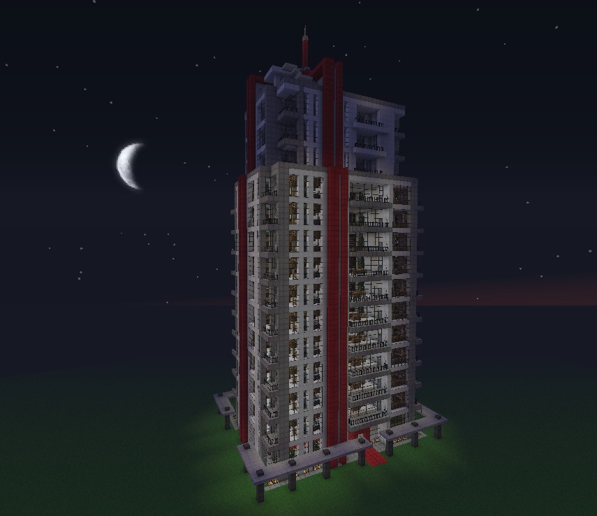 Skyscraper Hotel Minecraft Map